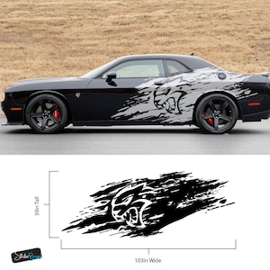 Hellcat Decal Sticker for Hellcat Car, Challenger, Charger, Durango SRT ...