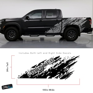 Truck Decal Sticker for Frontier Truck. off Road Mud Splash Graphic ...