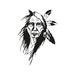 Native American Theme Home Decor. Indigenous Native Wall Decal ...