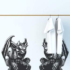 Gargoyles of Notre Dame Statue Wall Decal Sticker. Gothic Theme. # ...