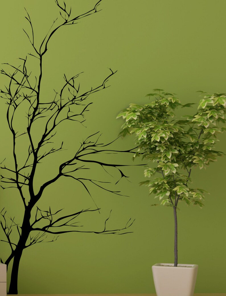 Bare Tree Branches Wall Decal Sticker. Bedroom Wall Decor - Etsy