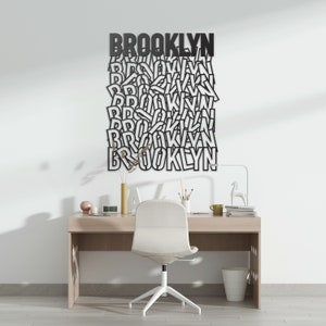 Brooklyn Metal Sign Power Coated 18 Gauge Steel New York Home - Etsy