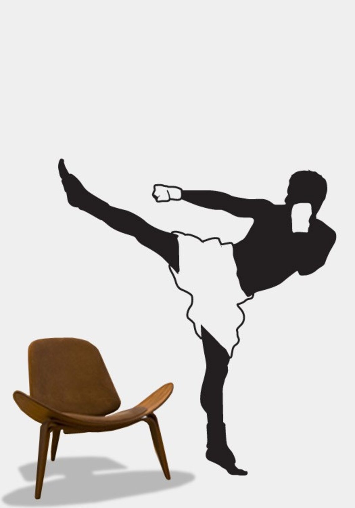 Vinyl Wall Decal Sticker Kick Boxer Kick 303 - Etsy
