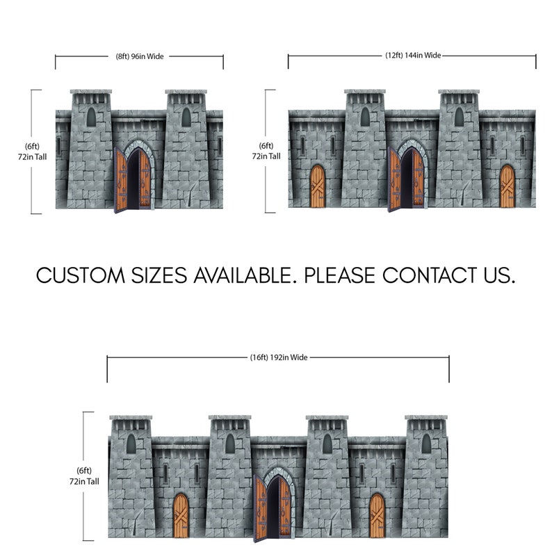 Castle Wallpaper Peel and Stick Wall Mural. Castle Backdrop for Kid’s ...