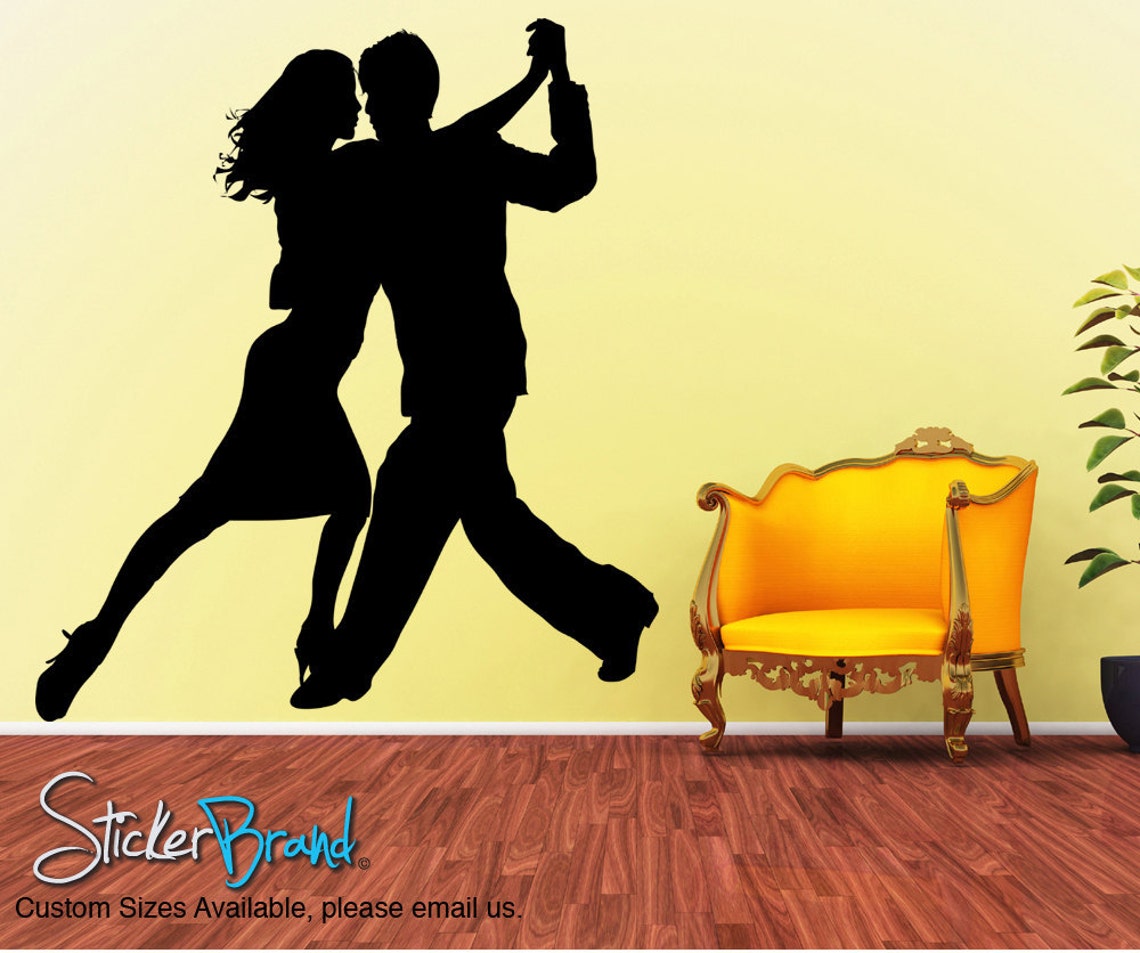 Tango Dancer Vinyl Wall Decal Sticker #AC187 - Etsy