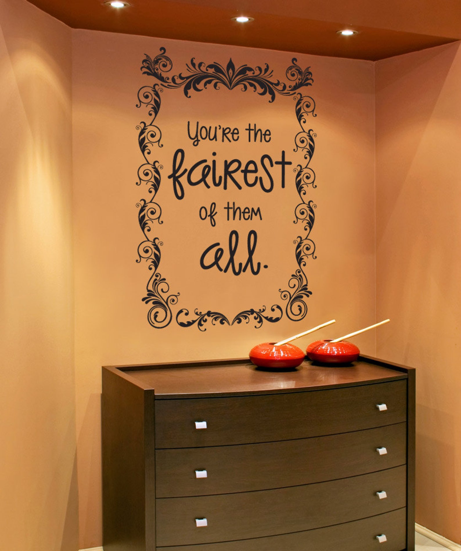 Vinyl Wall Decal Sticker Mirror Mirror on the Wall Osdc619s - Etsy