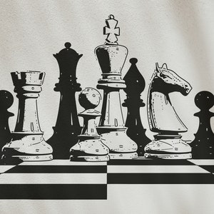 Chess Board Wall Decal Sticker. Game Room Decor. Man Cave Wall Decor ...