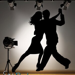 Tango Dancer Vinyl Wall Decal Sticker #AC187 - Etsy