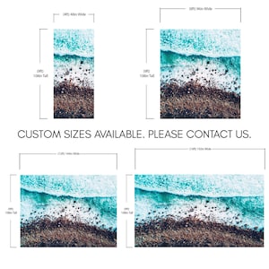 Tropical Beach Wallpaper. Coastal Rocky Beach Wall Mural. Bright Aqua ...