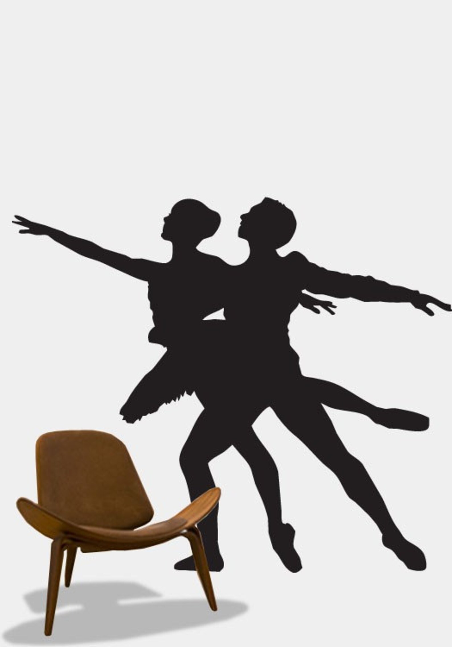 Vinyl Wall Decal Sticker Dual Ballet Ballerina Dancer | Etsy