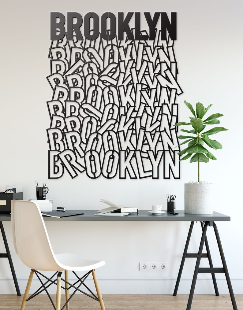 Brooklyn Metal Sign Power Coated 18 Gauge Steel New York Home - Etsy