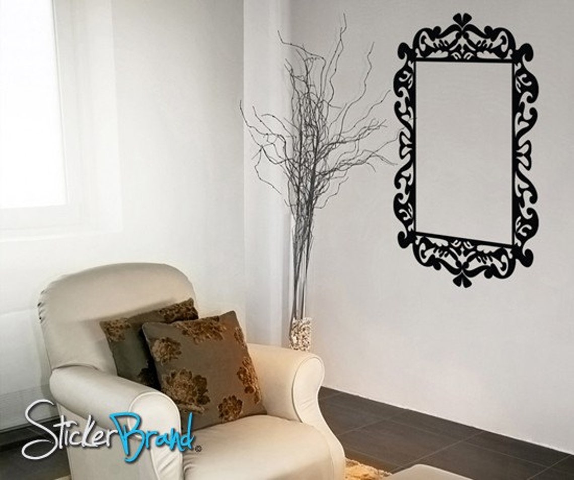 Picture Frame Vinyl Wall Decal Sticker. You Pick the Size and | Etsy