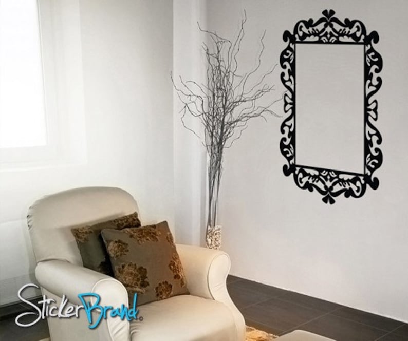 Picture Frame Vinyl Wall Decal Sticker. You Pick the Size and | Etsy