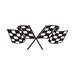 Checker Flag Wall Decal Sticker. Kid's Room Racing Theme Decor. Race ...