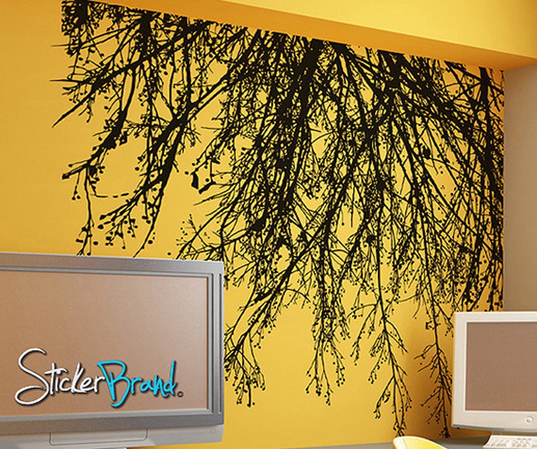 Vinyl Wall Decal Sticker Tree Branches Hanging Down Item804 - Etsy