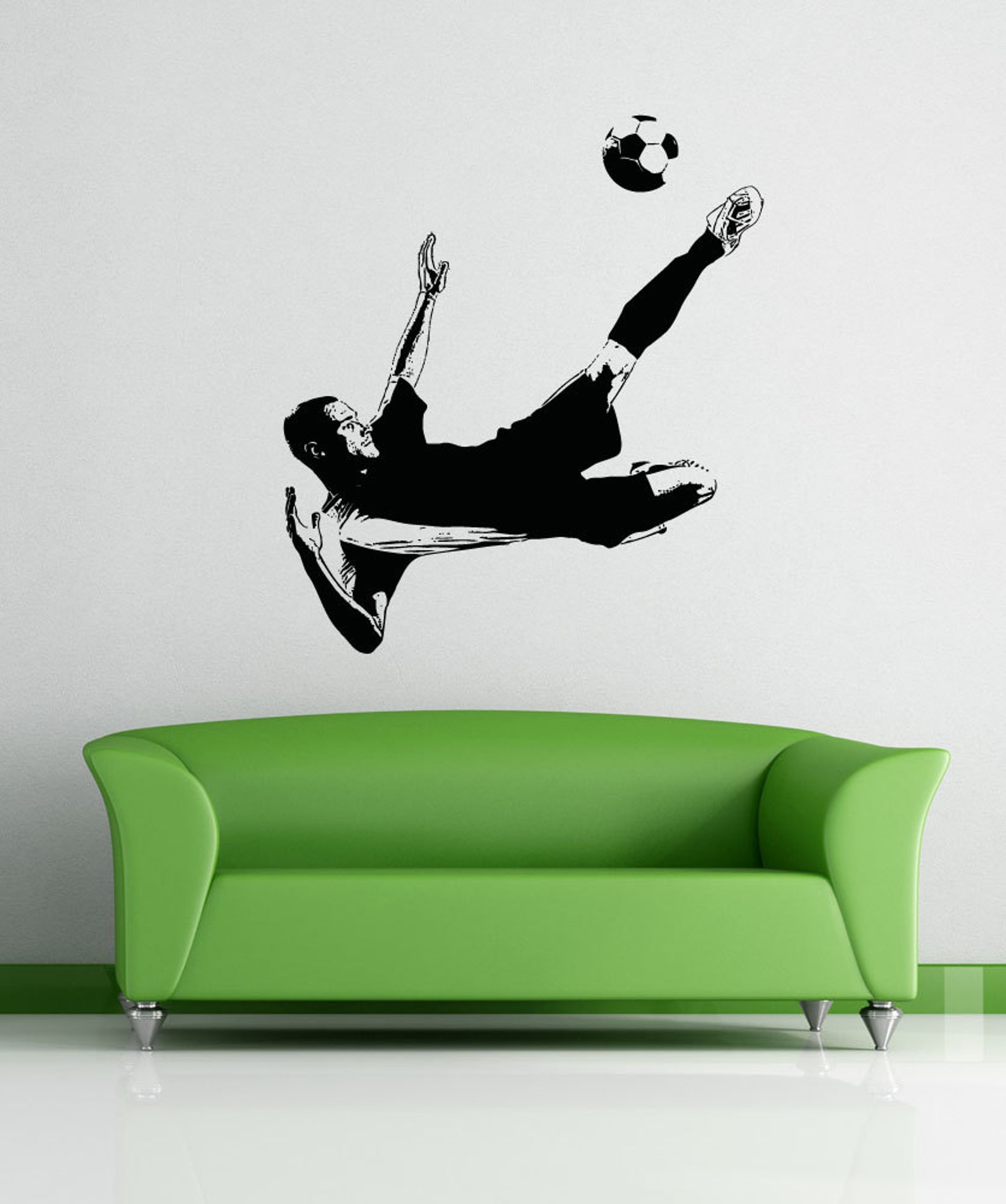 Vinyl Wall Decal Sticker Soccer Player 5071s | Etsy