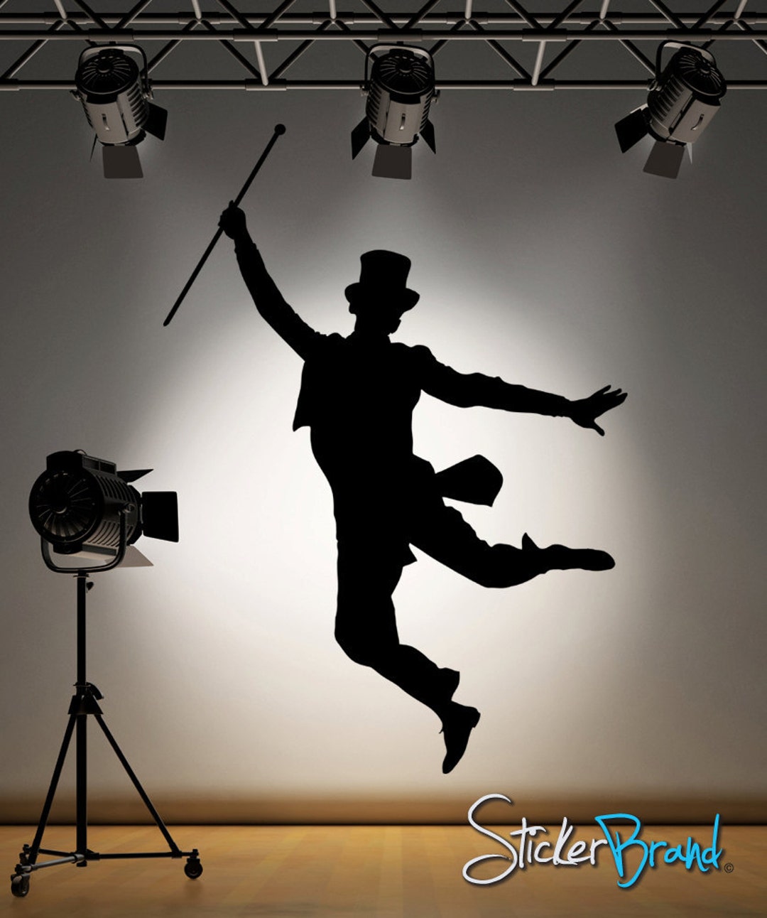 Vinyl Wall Decal Sticker Tap Dancer 72inx50in Item AC186 - Etsy