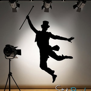 Vinyl Wall Decal Sticker Tap Dancer 72inx50in Item AC186 - Etsy