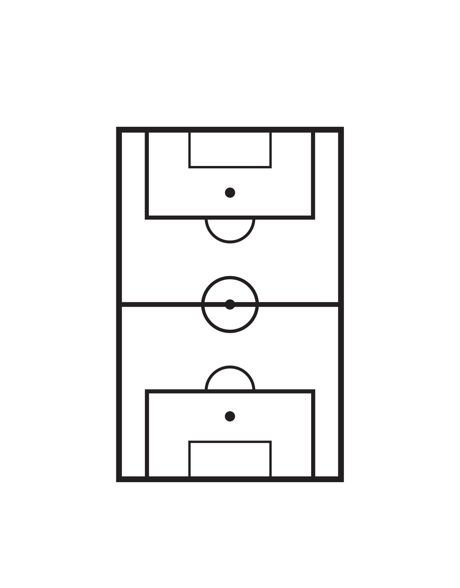 Soccer Field Wall Decal. Football Pitch Wall Decal Sticker. Coach Play ...