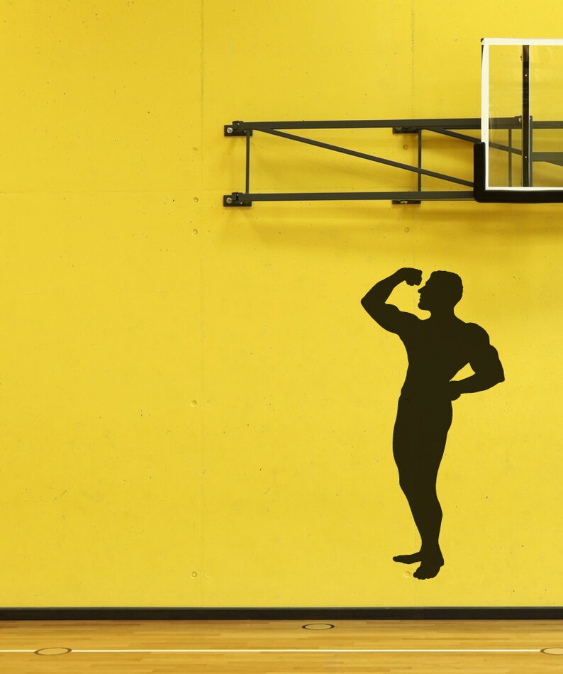 Vinyl Wall Decal Sticker Flexing OSMB534B | Etsy