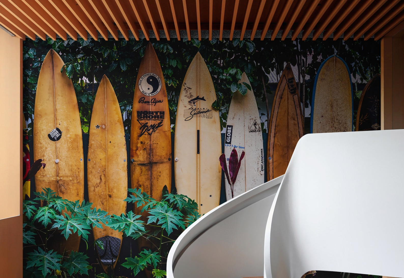 Surfing Wallpaper Wall Mural. Surf Wall Decor, Surf Wall Print ...