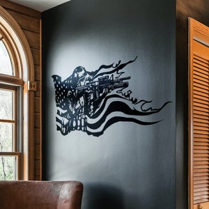 Military Car Decal Sticker. America Flag U.S. Soldier Sticker. Gift for ...