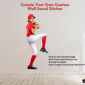 Custom Life Size Wall Decal - Personalized Photo, Die Cut Full Body ...