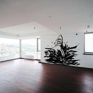 Vinyl Wall Decal Shark Attack Osdc103s - Etsy