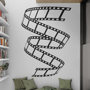 Movie Theatre Theme Room Decor. Film Strip Vinyl Wall Decal Sticker ...