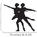 Vinyl Wall Decal Sticker Dual Ballet Ballerina Dancer - Etsy