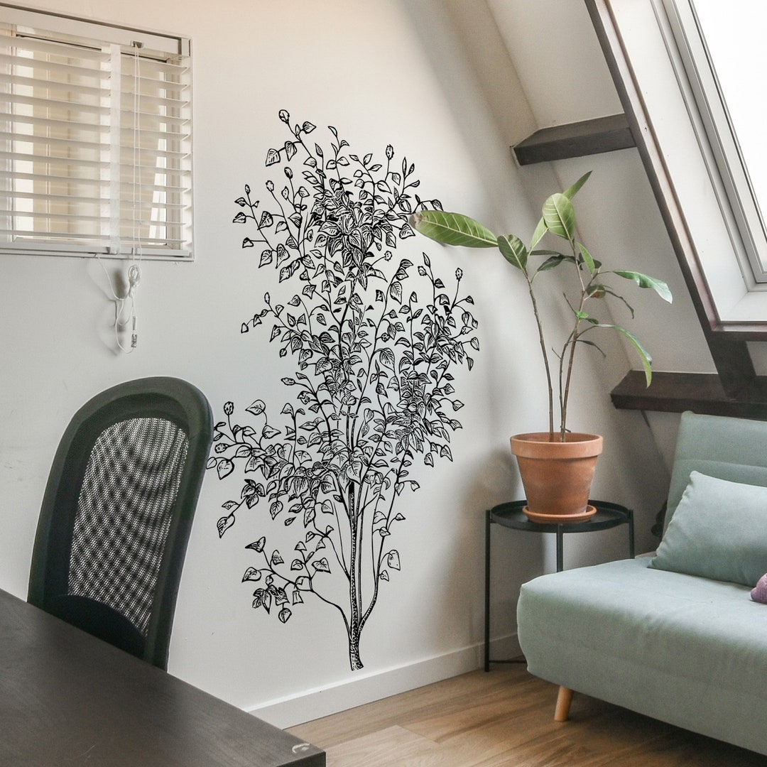 Tree Wall Decal Sticker. Nursery Room Tree Wall Art. Bedroom Tree Wall ...