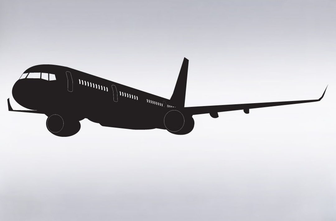 Vinyl Wall Decal Sticker Big Airplane in Flight 6.6ft Item 300A - Etsy