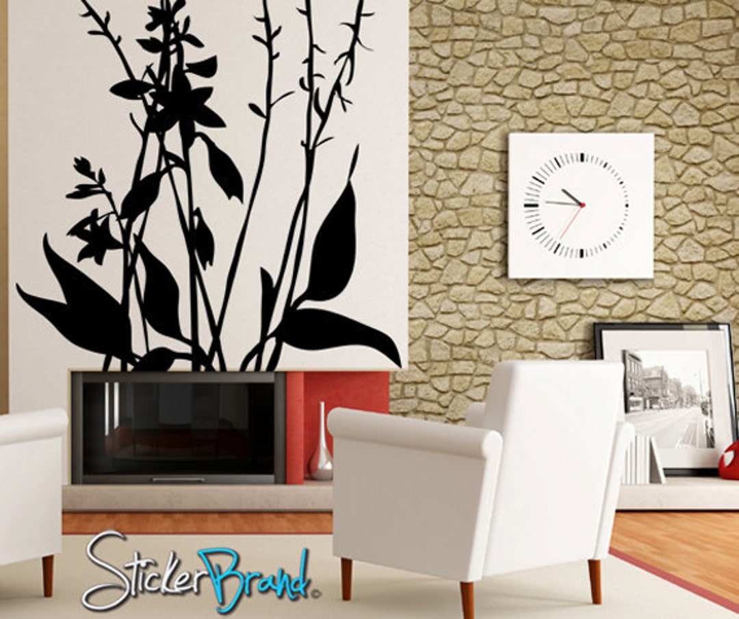 Vinyl Wall Decal Sticker Hosta Plant Bush Tree Ac142s - Etsy