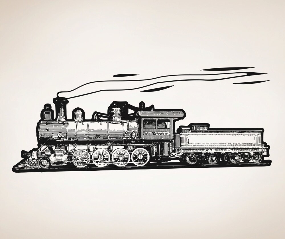Vinyl Wall Decal Sticker Train Osaa212s - Etsy