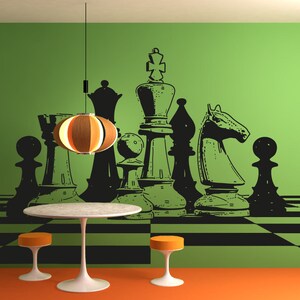 Vinyl Wall Decal Sticker Chess Board Osaa691-84x120 - Etsy