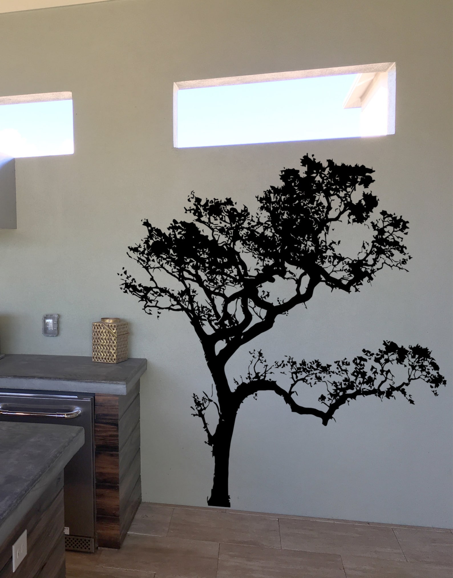Big Oak Tree Wall Decal. Bedroom Wall Decor. Nursery Room Wall - Etsy