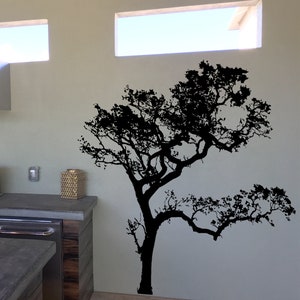 Big Oak Tree Wall Decal. Bedroom Wall Decor. Nursery Room Wall Decor ...