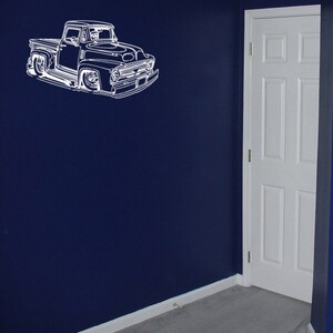 Vinyl Wall Decal Sticker Hot Rod Truck - Etsy