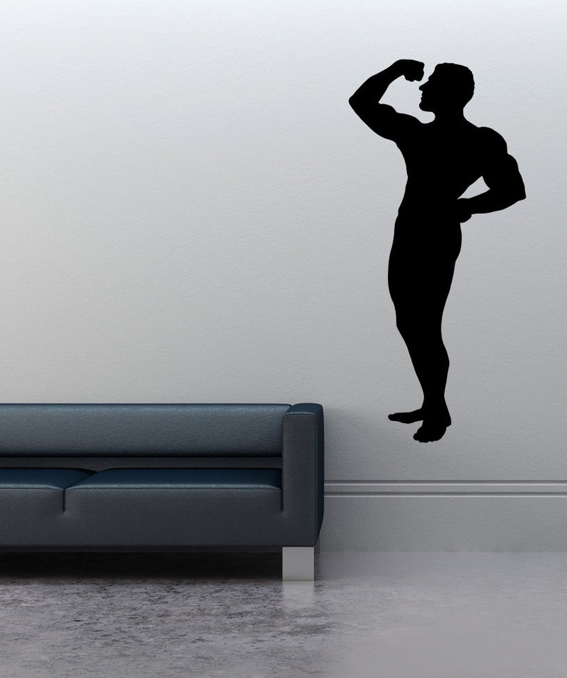 Vinyl Wall Decal Sticker Flexing OSMB534B - Etsy