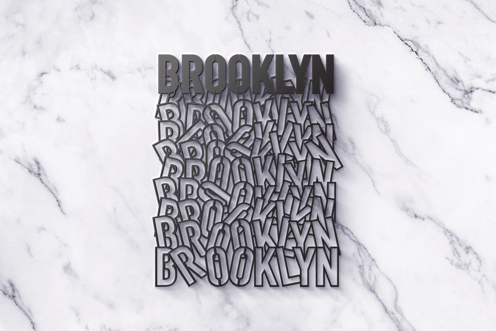 Brooklyn Metal Sign Power Coated 18 Gauge Steel New York Home - Etsy