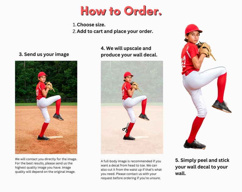 Custom Life Size Wall Decal - Personalized Photo, Die Cut Full Body ...