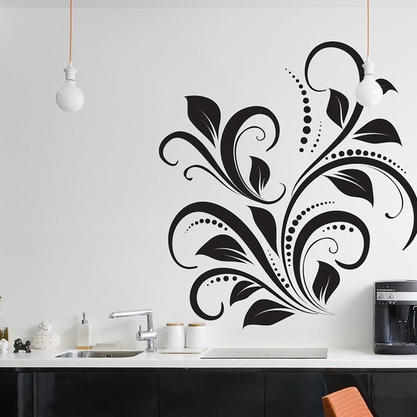 Swirl Tree Decal - Etsy