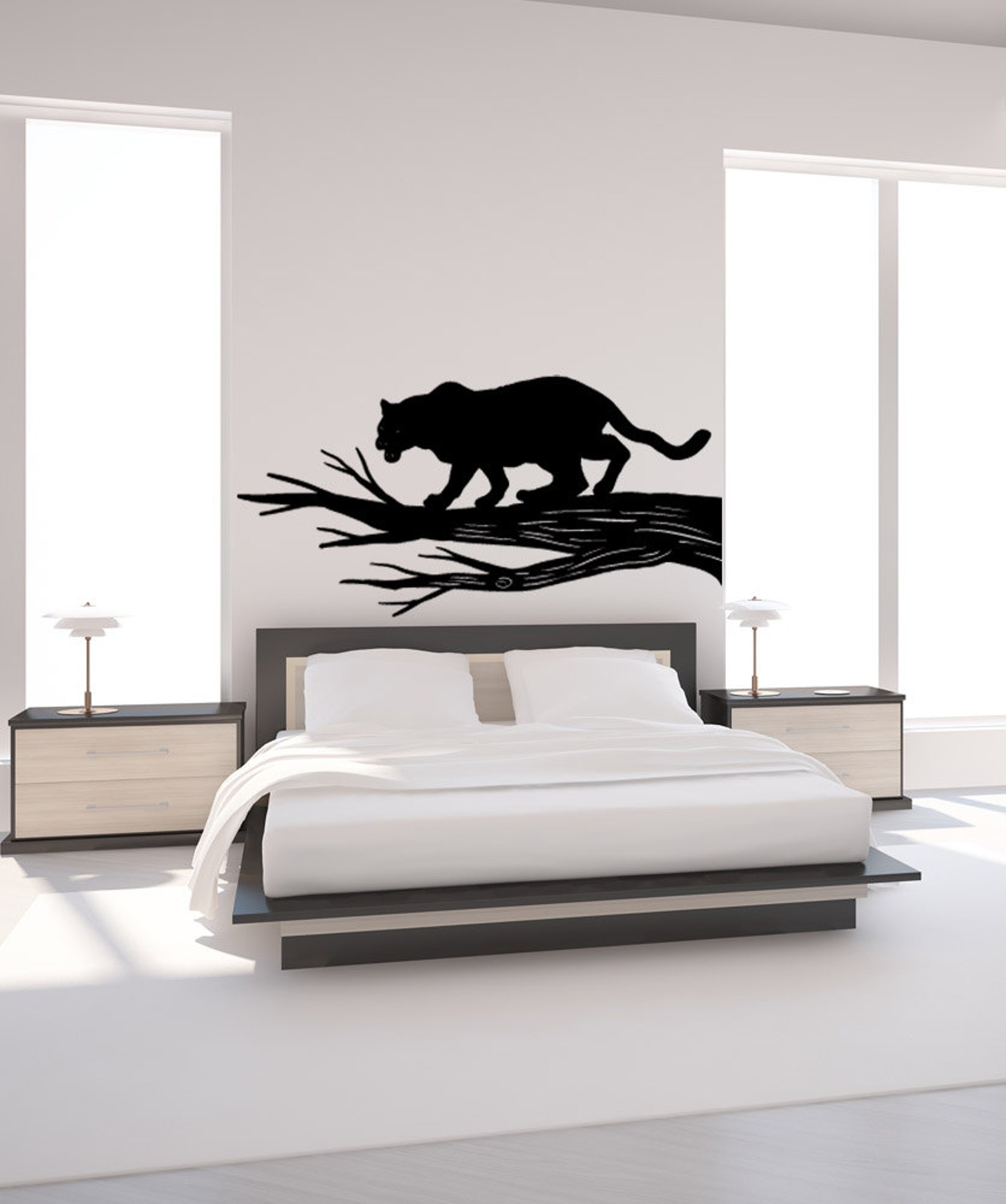 Vinyl Wall Decal Sticker Black Panther Osmb990s - Etsy