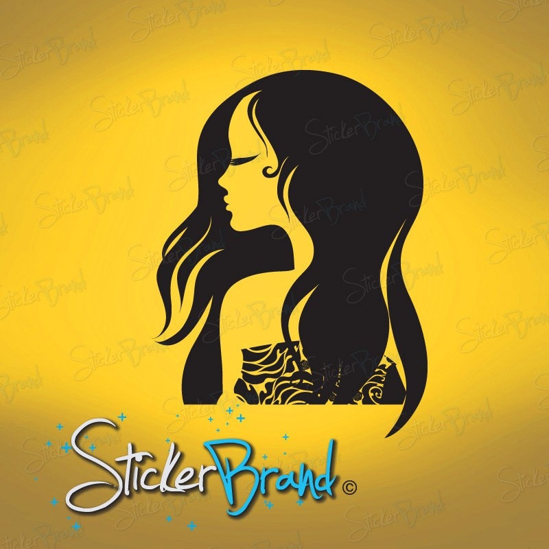 Vinyl Wall Decal Sticker Stylist Hair 572B | Etsy