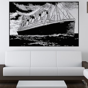 Vinyl Wall Decal Sticker Titanic at Sea 5283s - Etsy