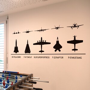 SR-71 Blackbird, F-14 Tomcat, B-29 Superfortress, F-22 Raptor, P-51 ...