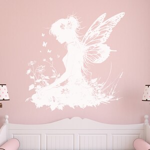 Fairy Wall Decal Sticker. Fairy Wings. Fantasy Theme Decor. Fairy Tale ...
