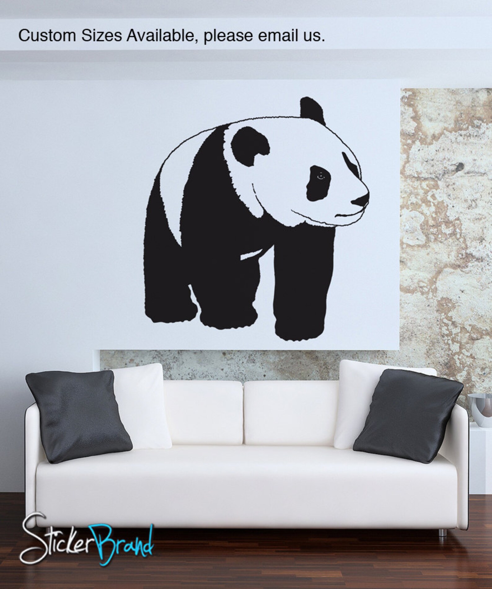 Vinyl Wall Decal Sticker Panda Aedel131b - Etsy