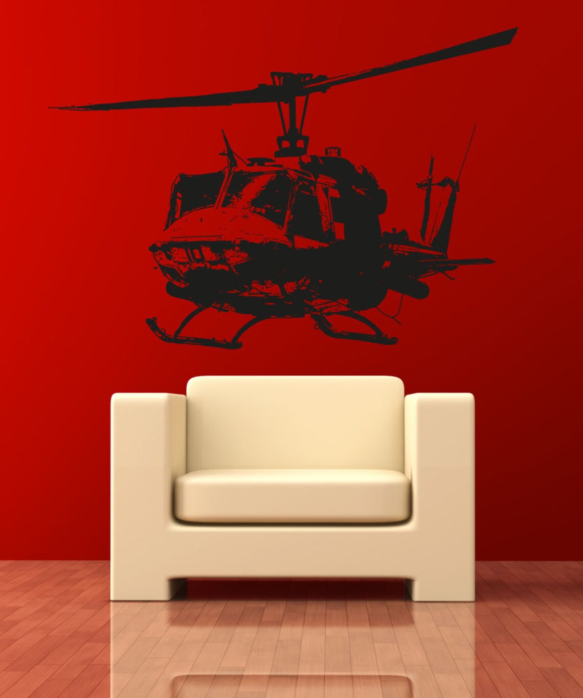 Vinyl Wall Decal Sticker Helicopter Osaa717s | Etsy