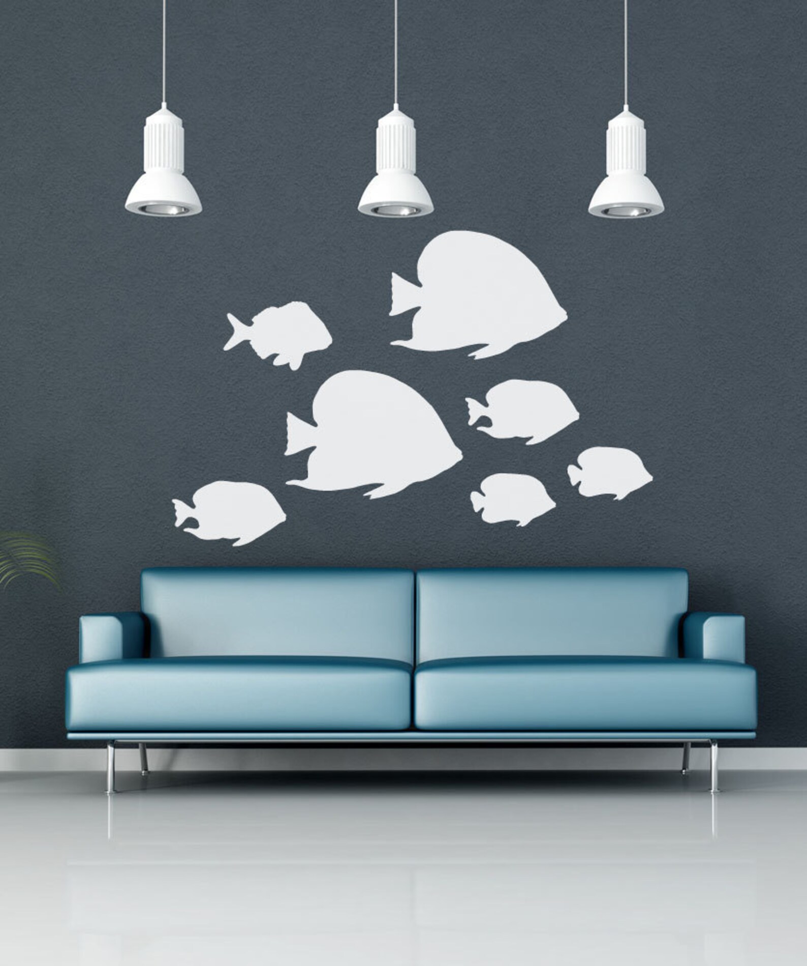 Vinyl Wall Decal Sticker Tropical Fish OSMB633B - Etsy